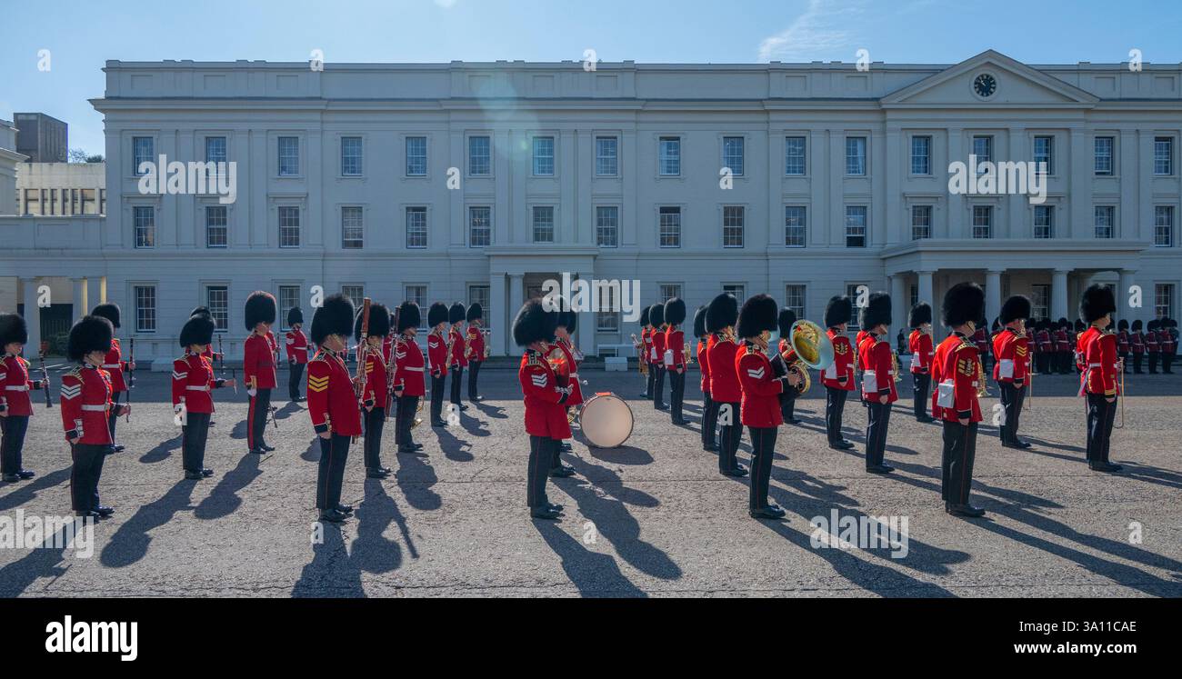 Wellington Barracks, London, UK. 6th March, 2025. Annual inspection of ...