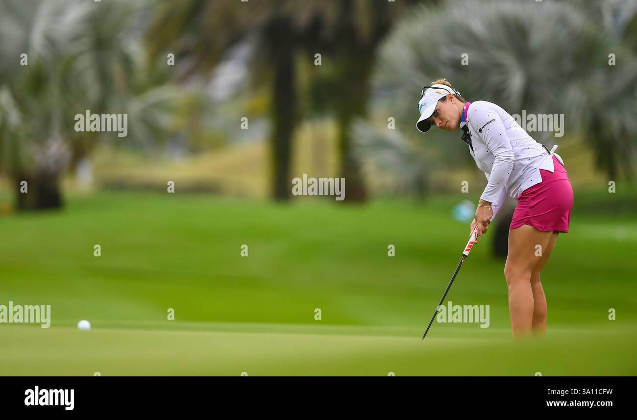 Lingshui, China's Hainan Province. 6th Mar, 2025. Gaby Lopez of Mexico ...