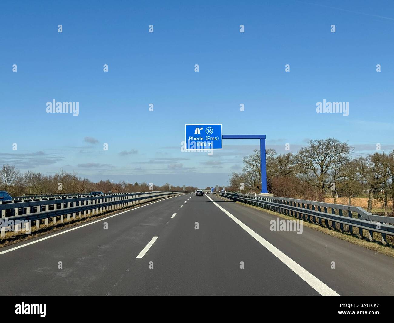 Deutschland, Europa, Autobahn A31, Niedersachsen, Rhede Ems ...