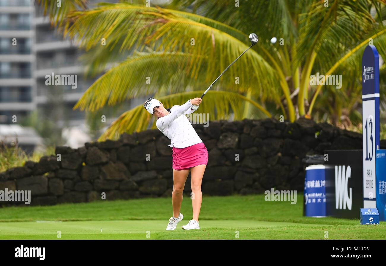 Lingshui, China's Hainan Province. 6th Mar, 2025. Gaby Lopez of Mexico ...