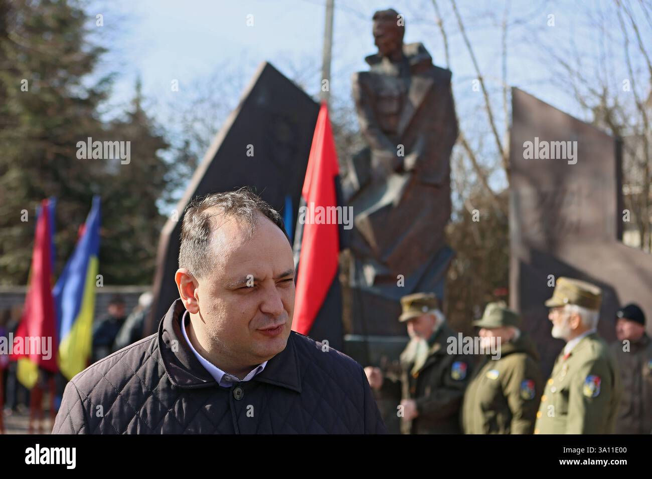 Non Exclusive: Ivano-Frankivsk city head Ruslan Martsinkiv attends the ...