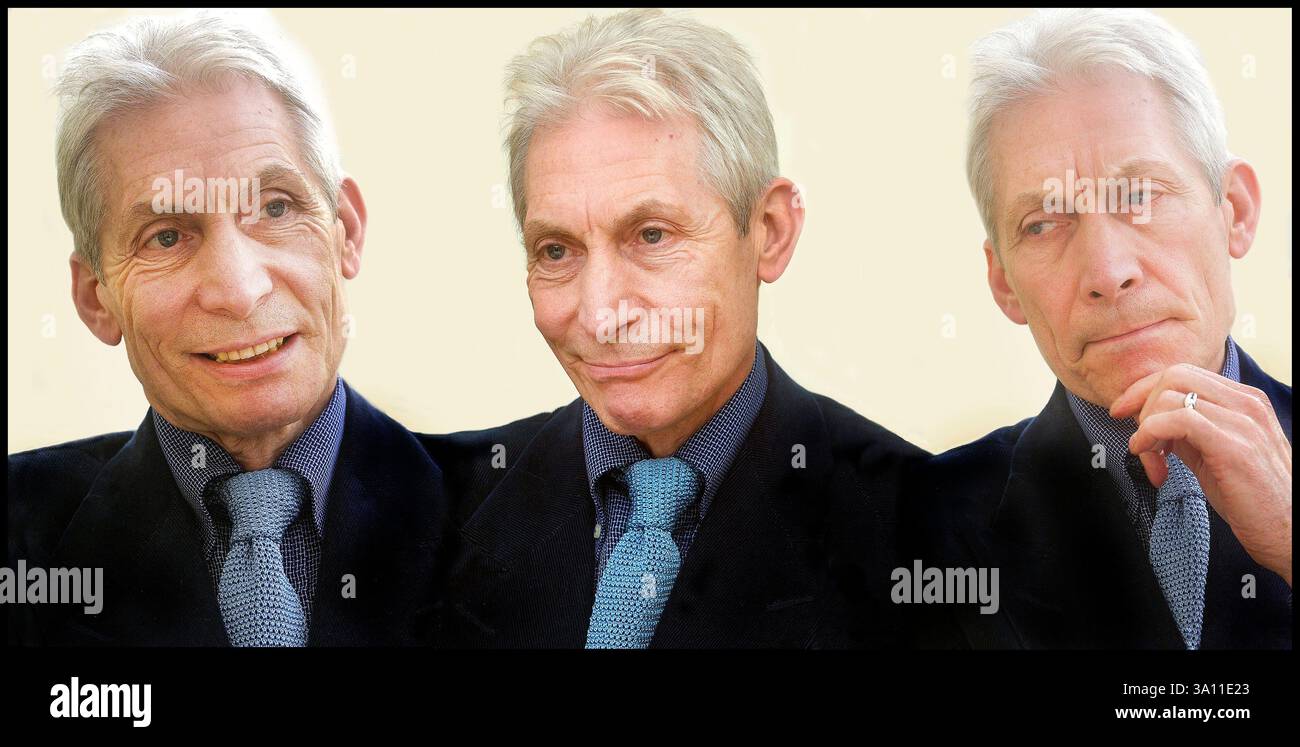 Charlie Watts,the drummer of The Rolling Stones Stock Photo - Alamy