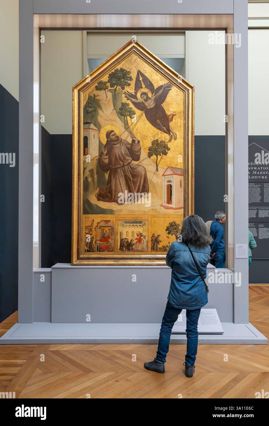 Paris, France - 03 01 2025: Cimabue, The Origins of Italian Painting ...