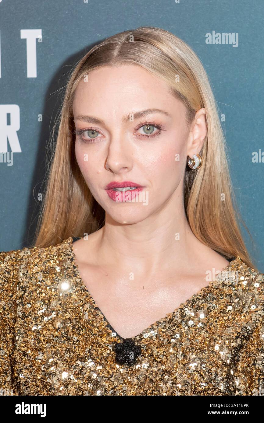 New York, United States. 05th Mar, 2025. Amanda Seyfried attends the ...