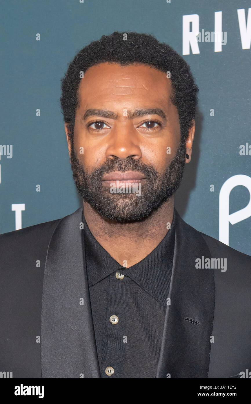 New York, United States. 05th Mar, 2025. Nicholas Pinnock attends the ...