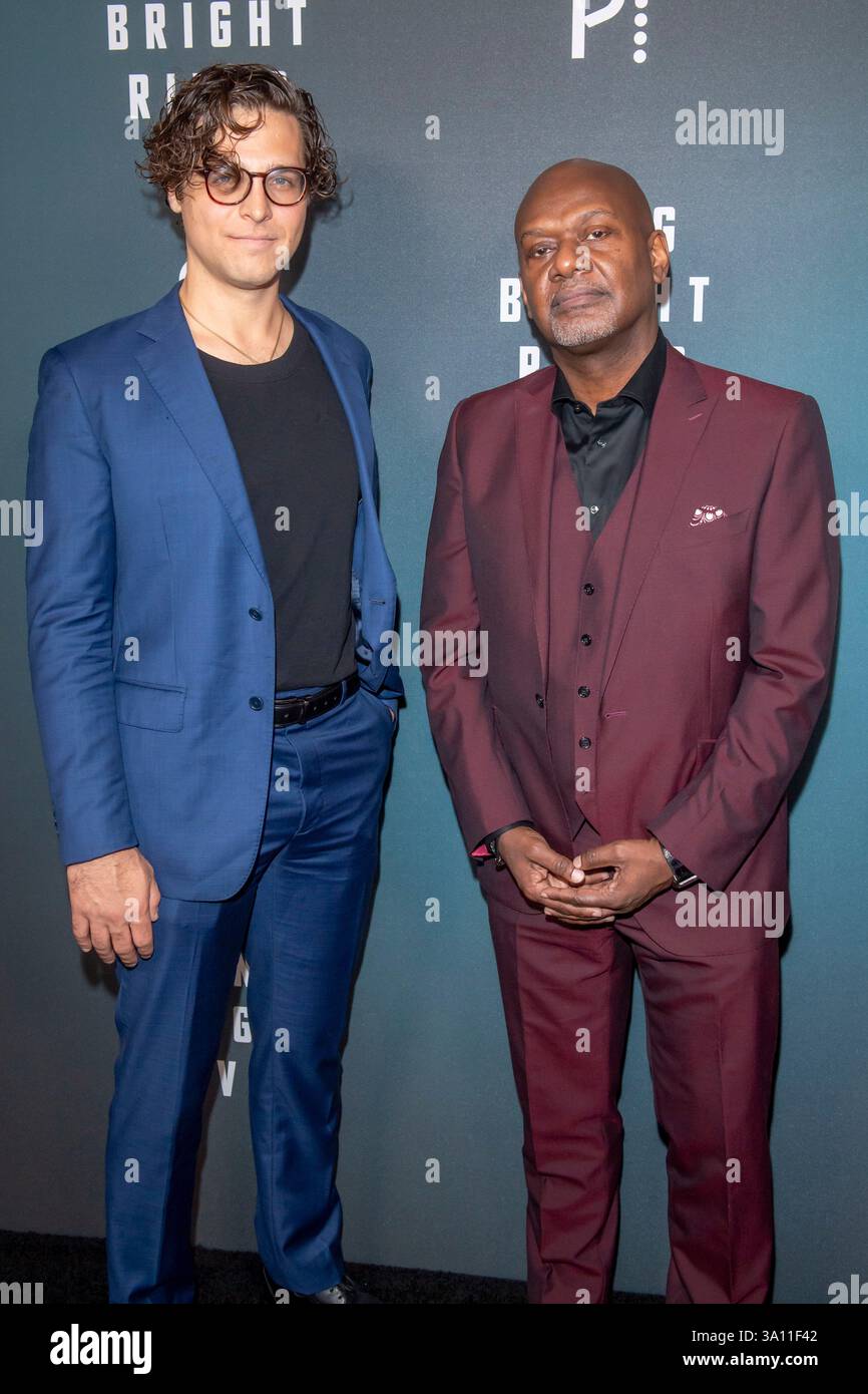 New York, United States. 05th Mar, 2025. (L-R) Dmitri Smith and James ...