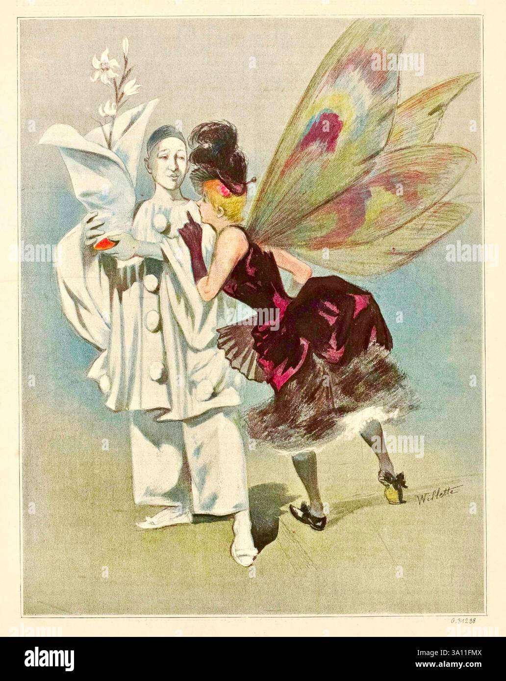 Adolphe leon willette illustration hi-res stock photography and images ...