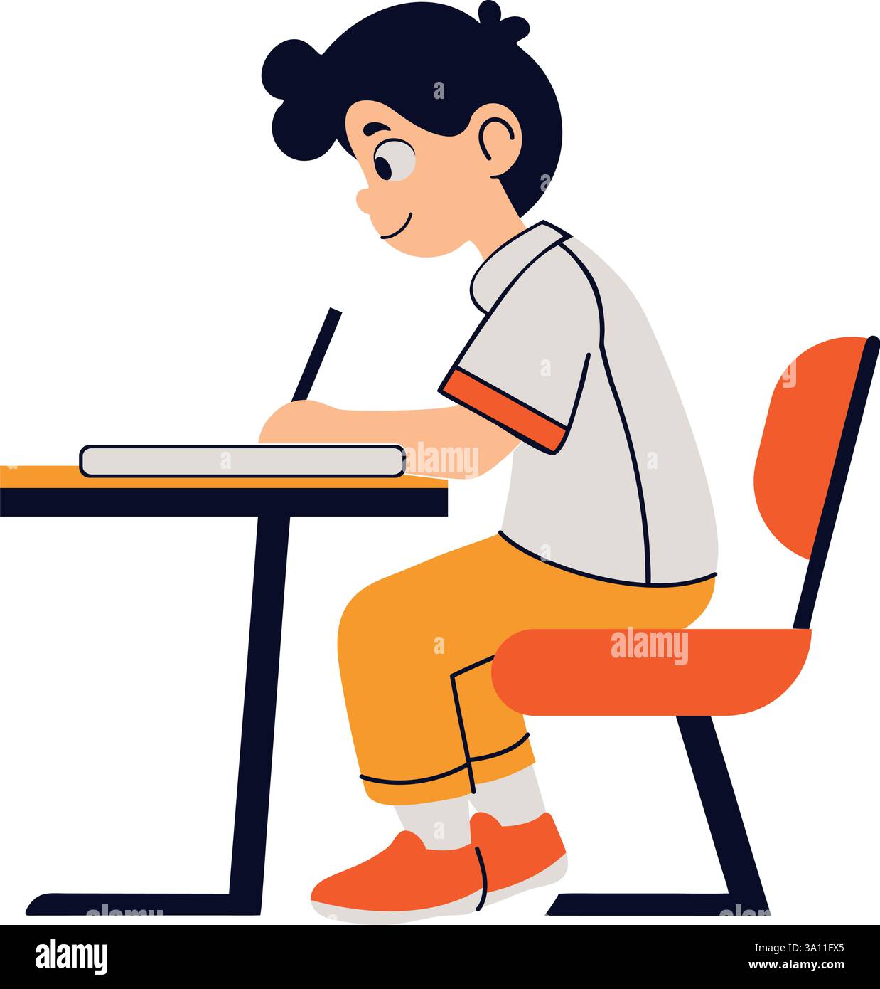 Homework learner Cut Out Stock Images & Pictures - Alamy