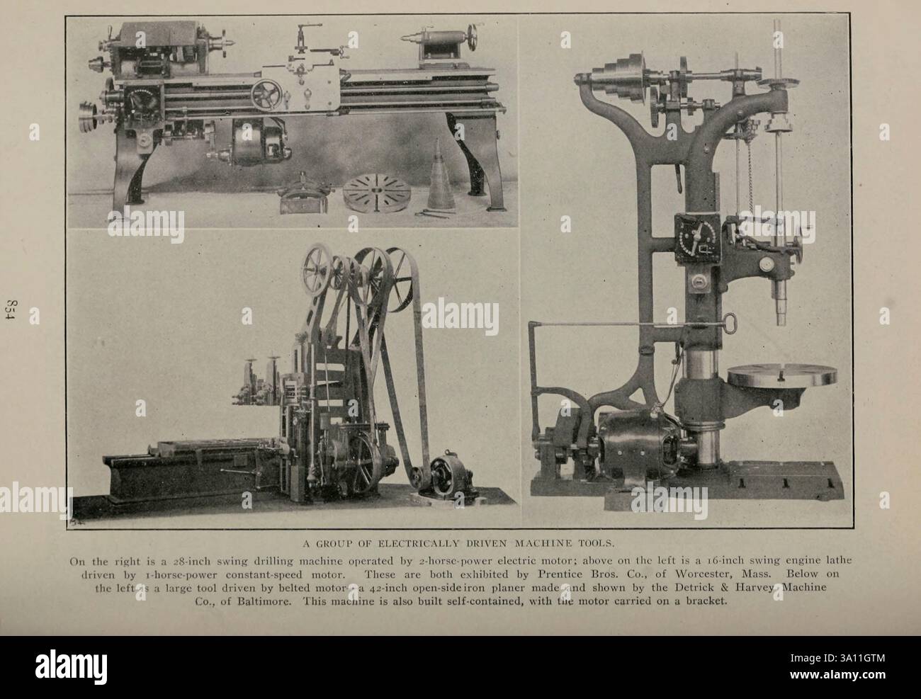 Electric Driven Machine Tools: Swing Drilling Machine; Swing Engine ...