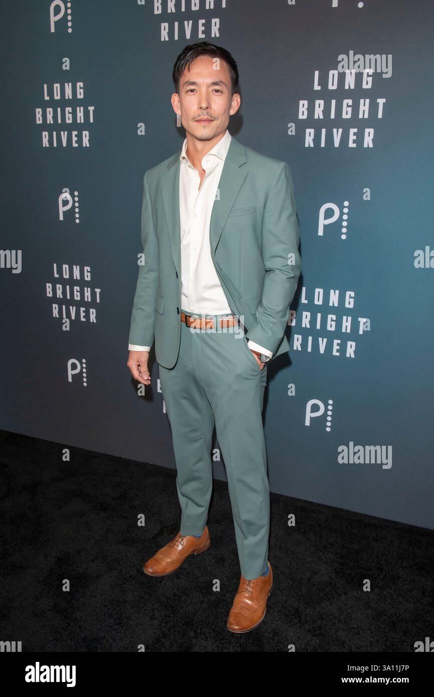 New York, United States. 05th Mar, 2025. Joe Daru attends the Peacock's ...