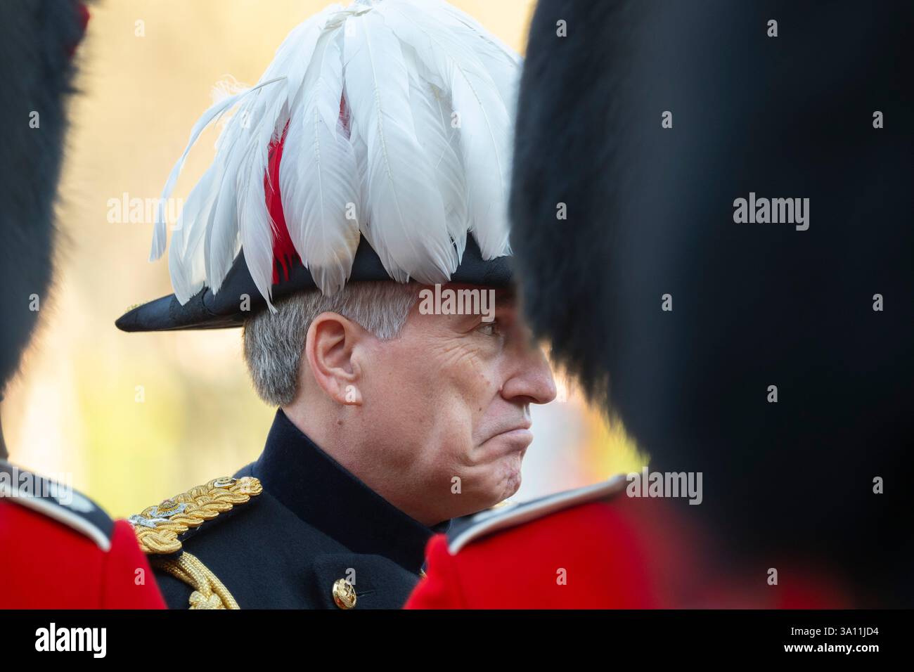 Wellington Barracks, London, UK. 6th March, 2025. Annual inspection of ...