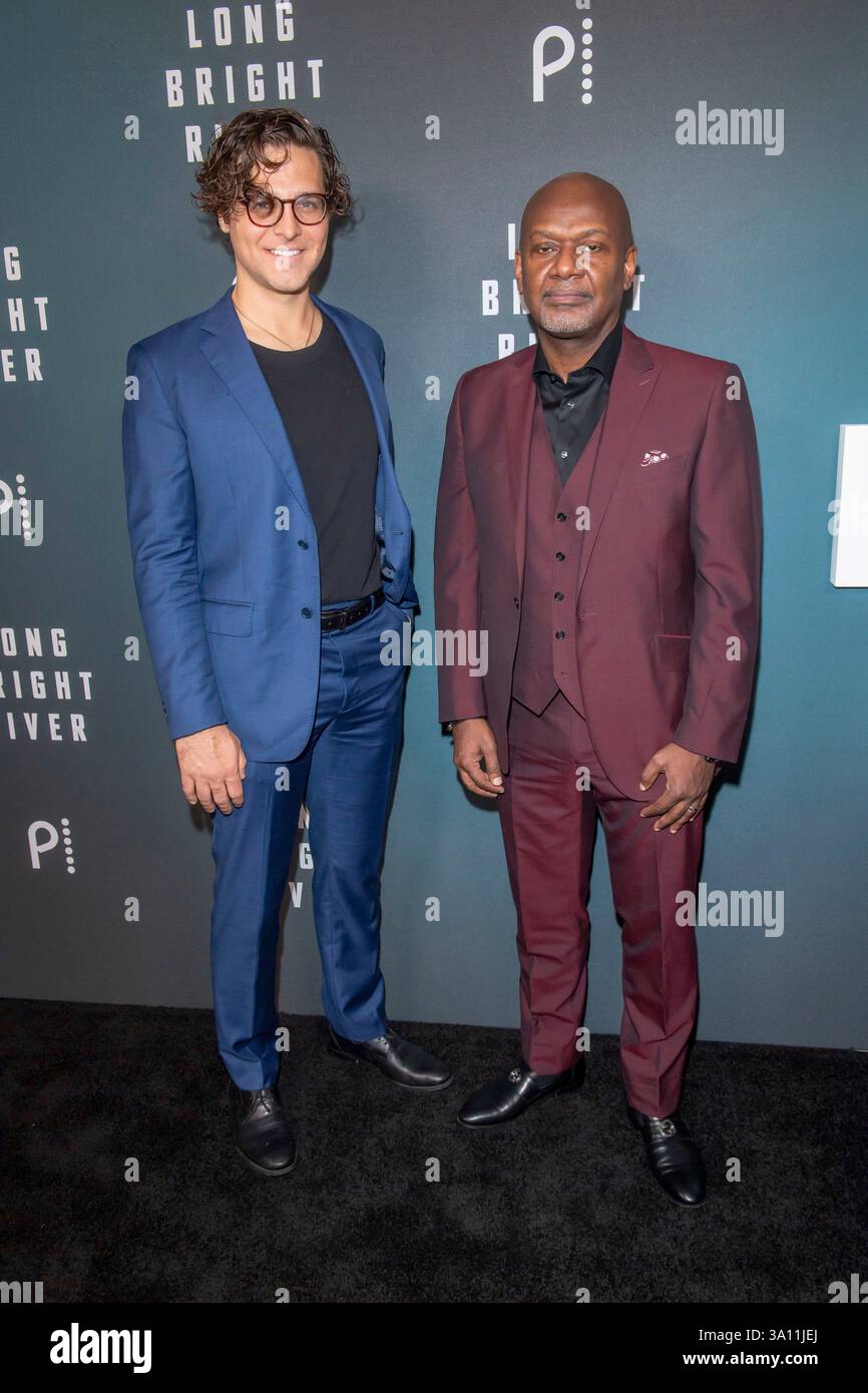 New York, United States. 05th Mar, 2025. (L-R) Dmitri Smith and James ...