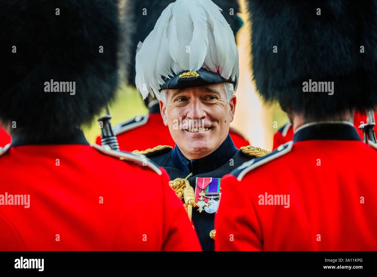 London, UK. 6 Mar 2025. No 9 Company Irish Guards undergoing their ...