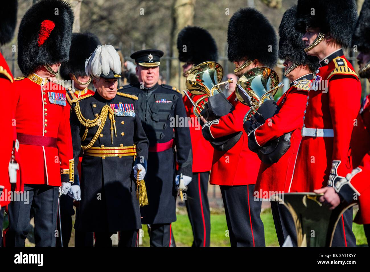 London, UK. 6 Mar 2025. 7 Company Coldstream Guards and their ...