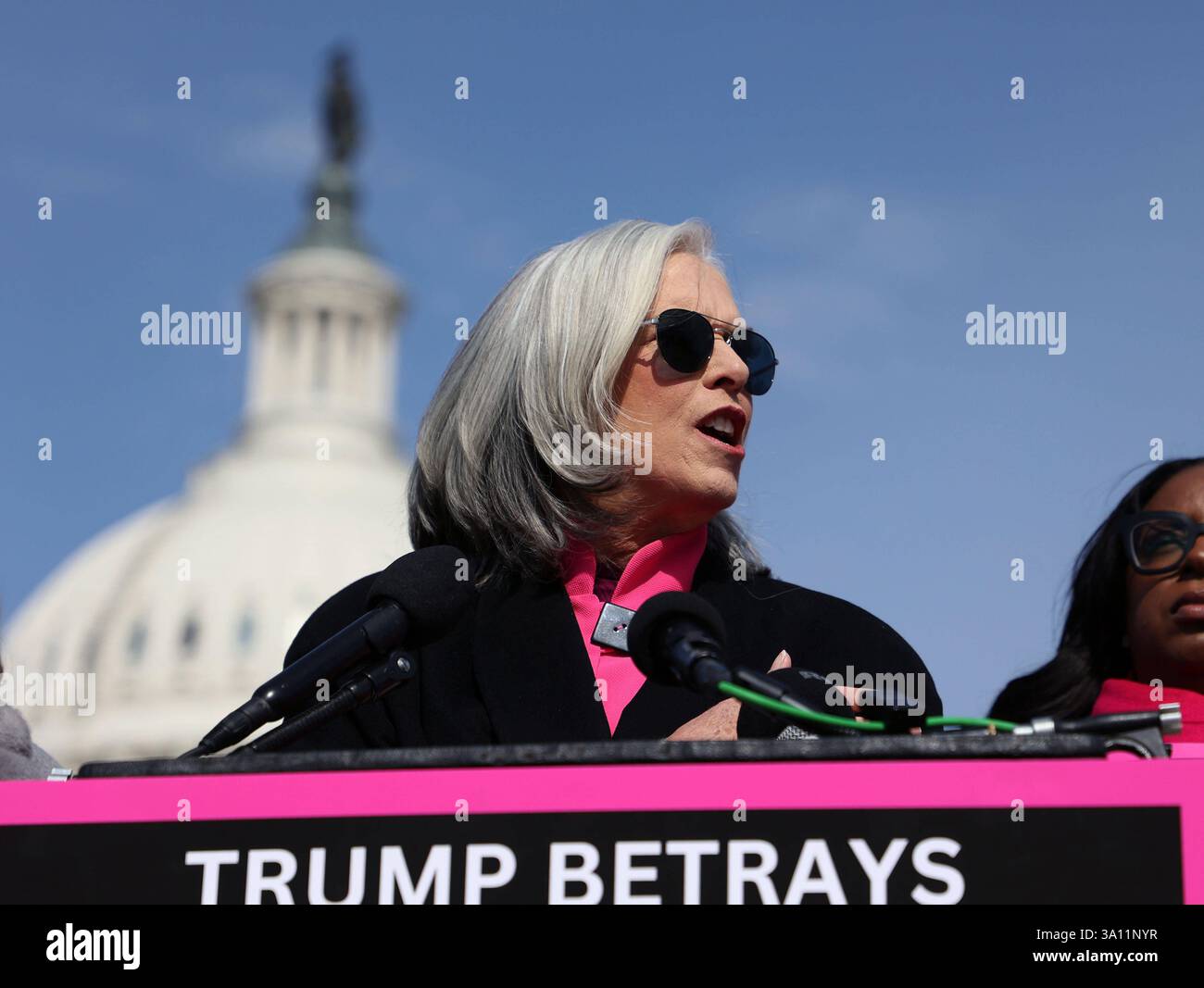 DWC announced dozens of members will wear pink during President Trump ...