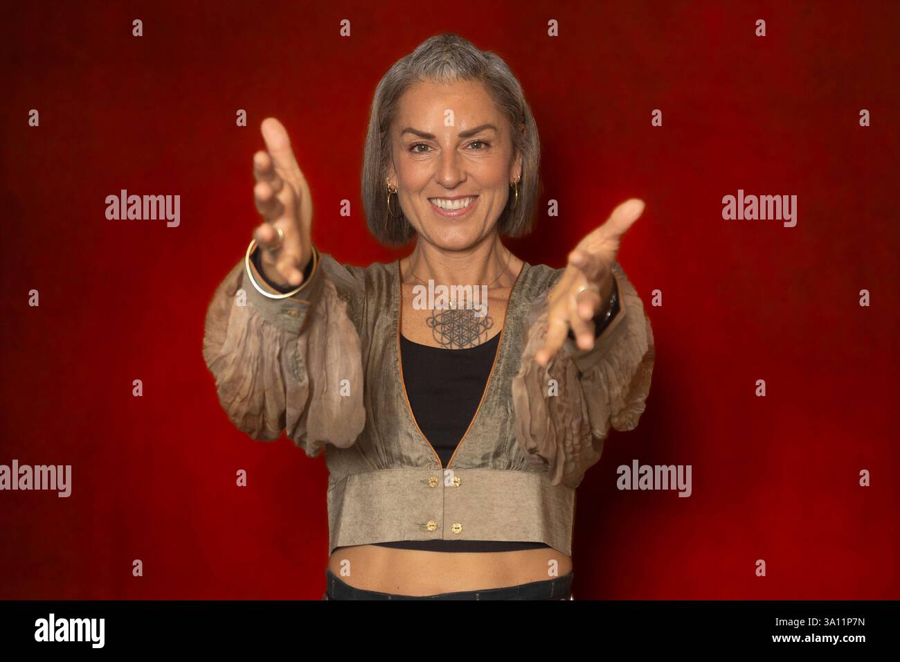 La Mari de Chambao poses for Europa Press, March 6, 2025, in Madrid ...