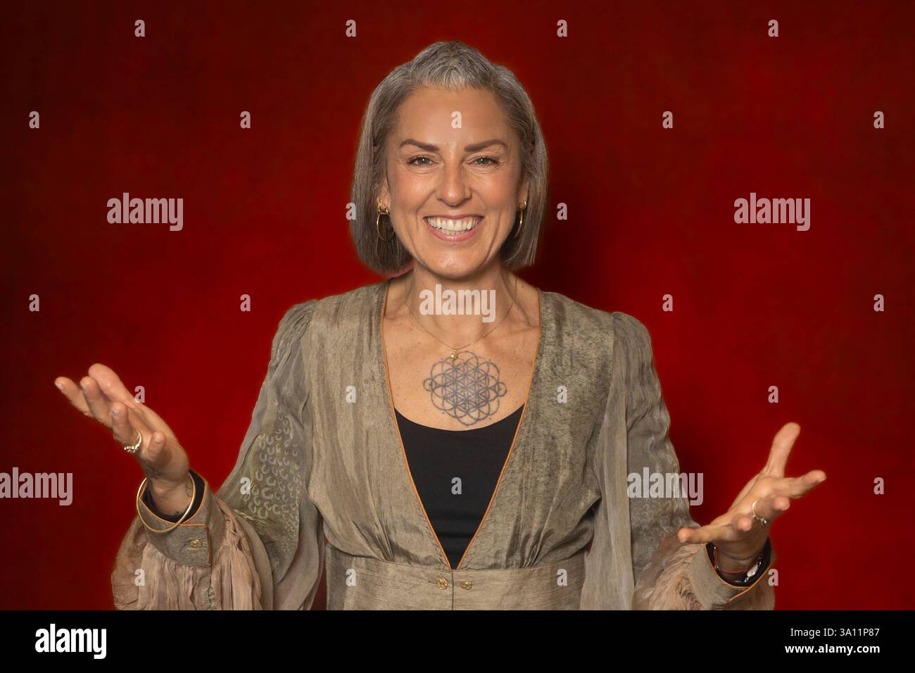 La Mari de Chambao poses for Europa Press, March 6, 2025, in Madrid ...
