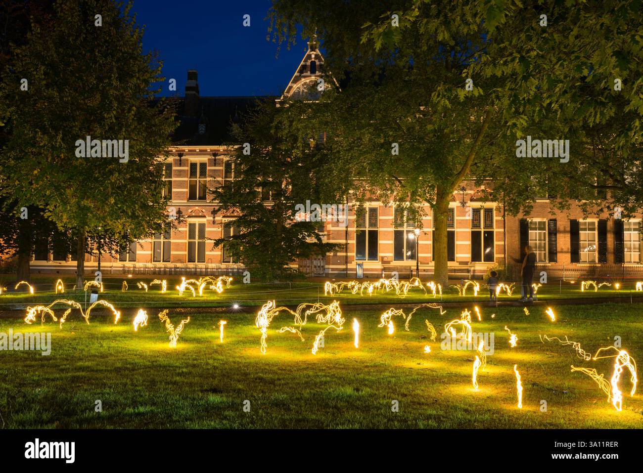 Assen, The Netherland: Brink, artwork Firefly Field by Studio Toer ...