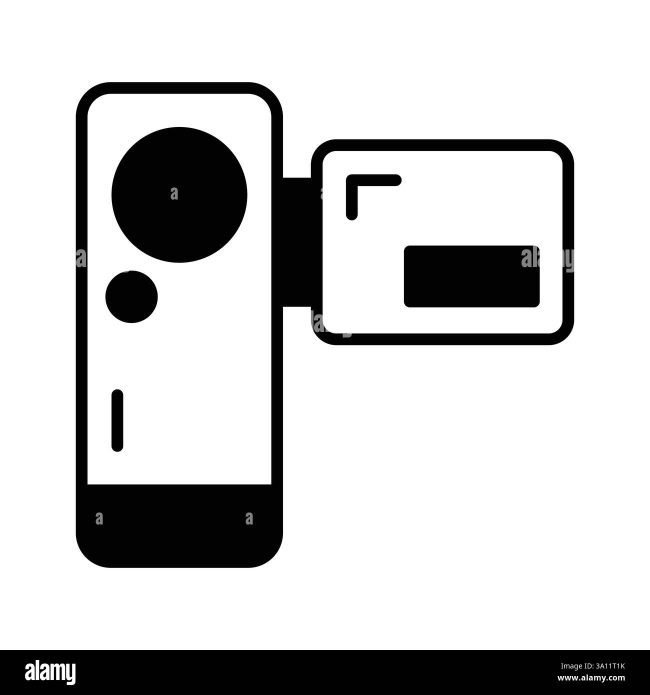 Beautifully designed vector of handycam in trendy style, capture life ...
