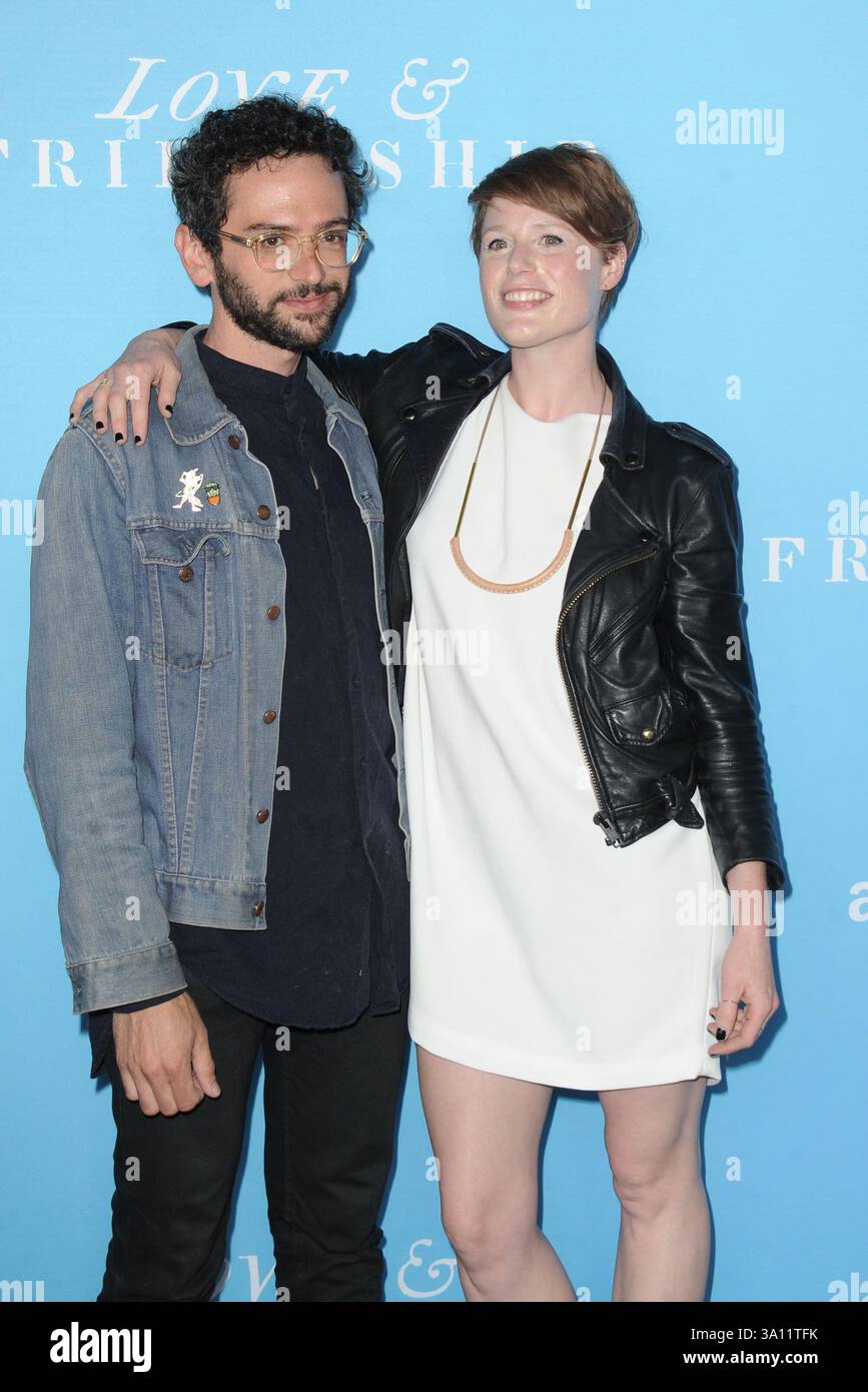 Benjamin Goldwasser arriving at the premiere of 'Love & Friendship' at ...