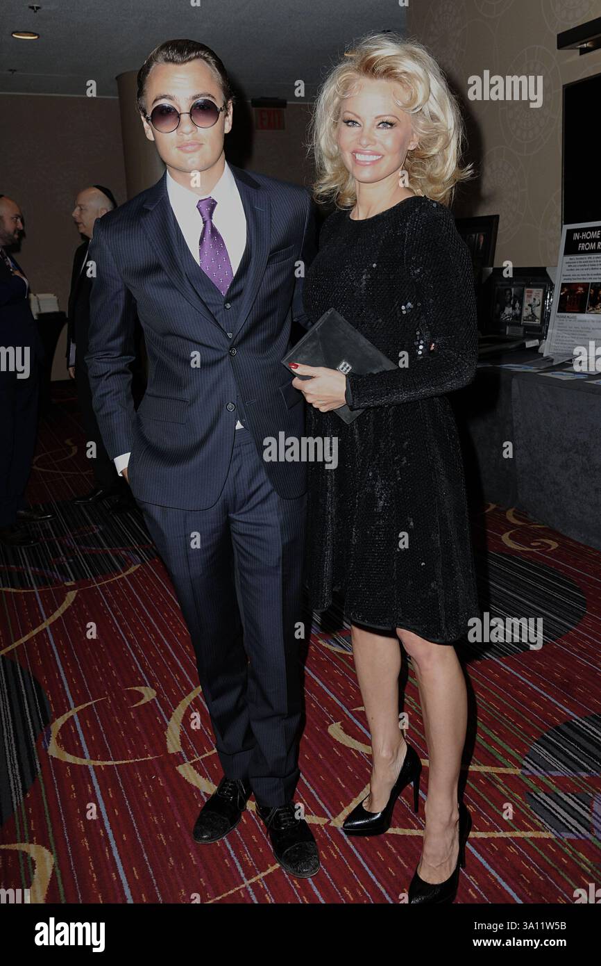 Brandon Thomas Lee and Pamela Anderson attending the 4th Annual ...
