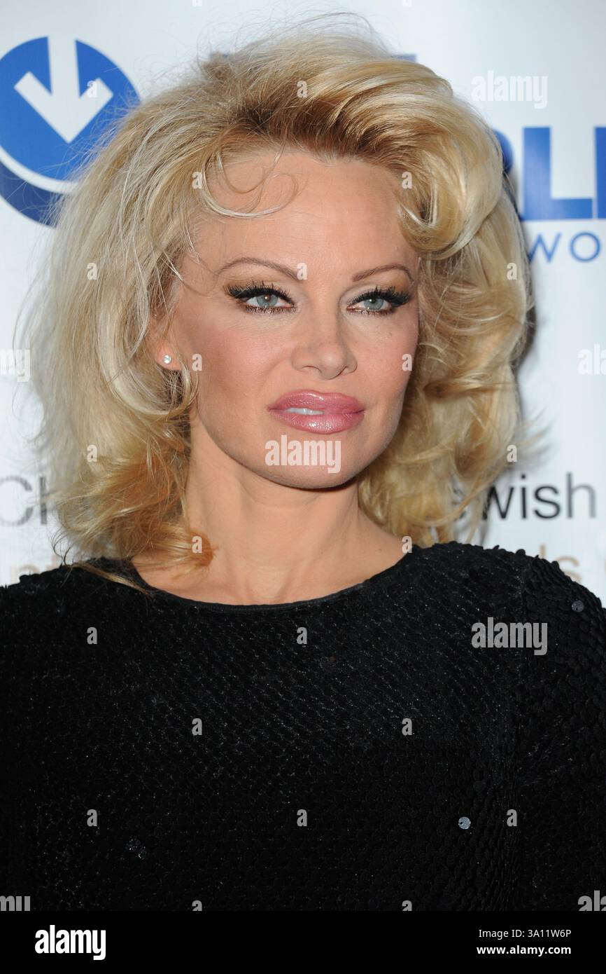 Pamela Anderson attending the 4th Annual Champions Of Jewish Values ...