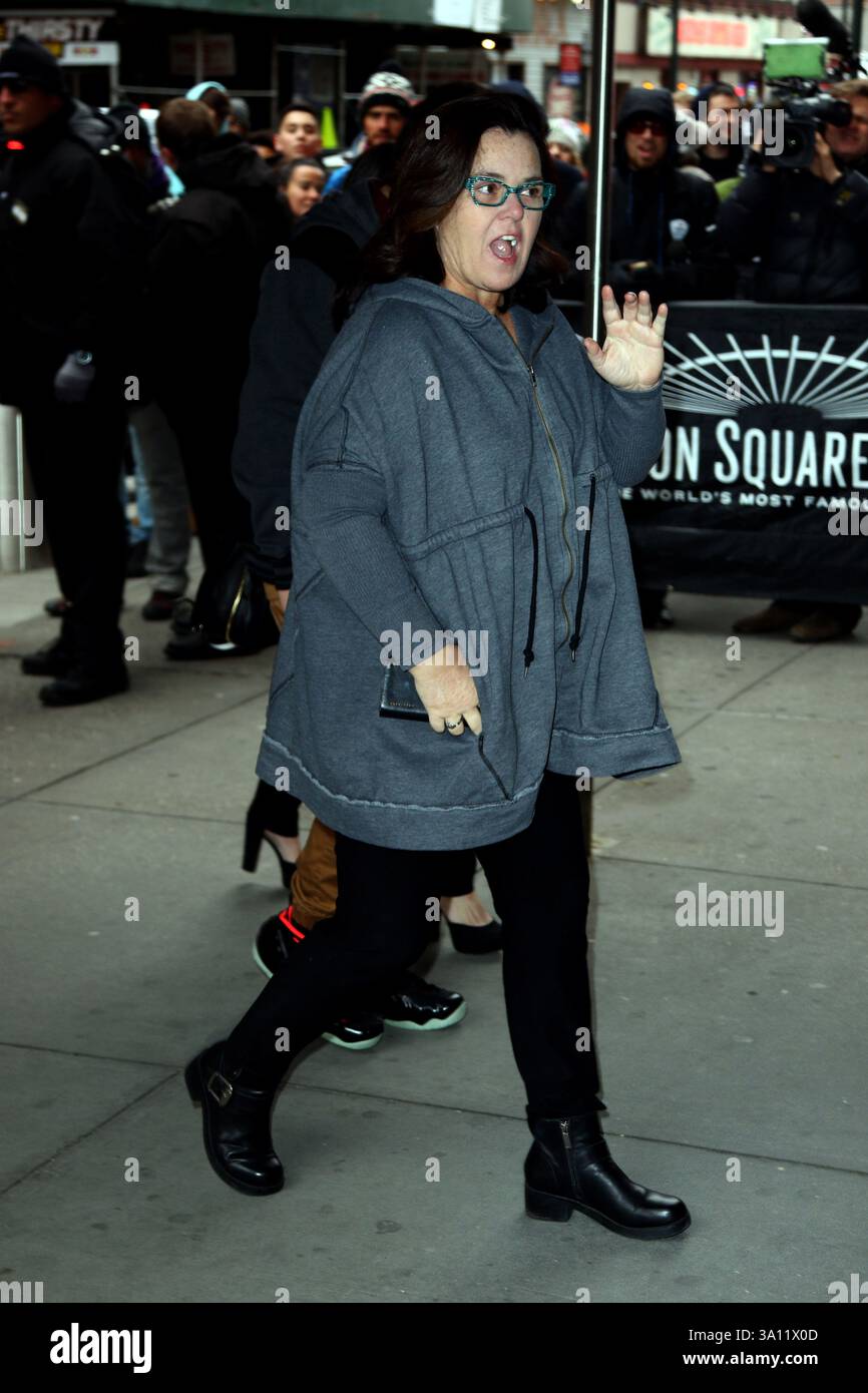 Rosie O'Donnell arrives at Madison Square Garden for the Zeezy Season 3 ...