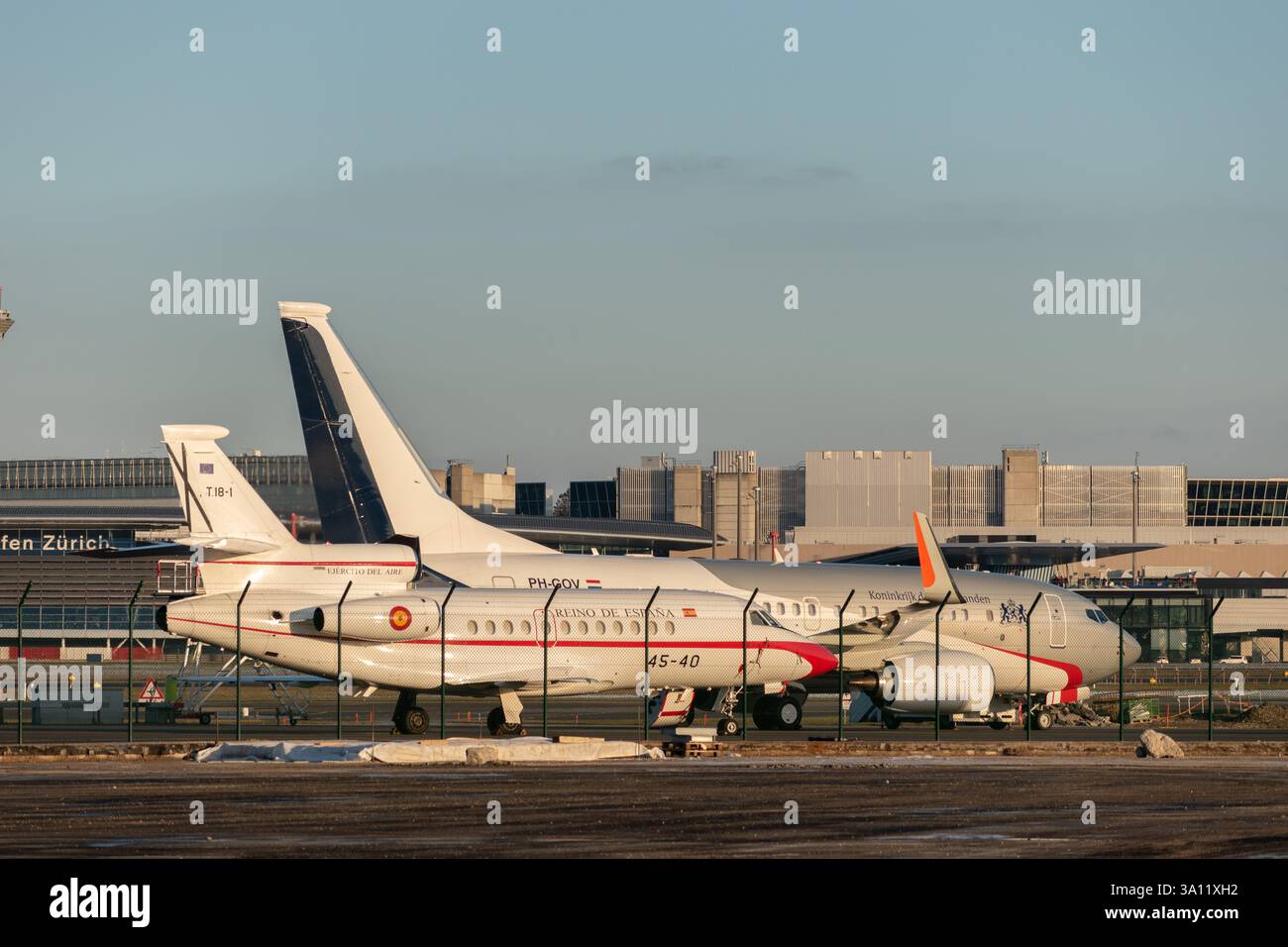 Zurich, Switzerland, January 16, 2024 Kingdom of Spain Dassault Falcon ...