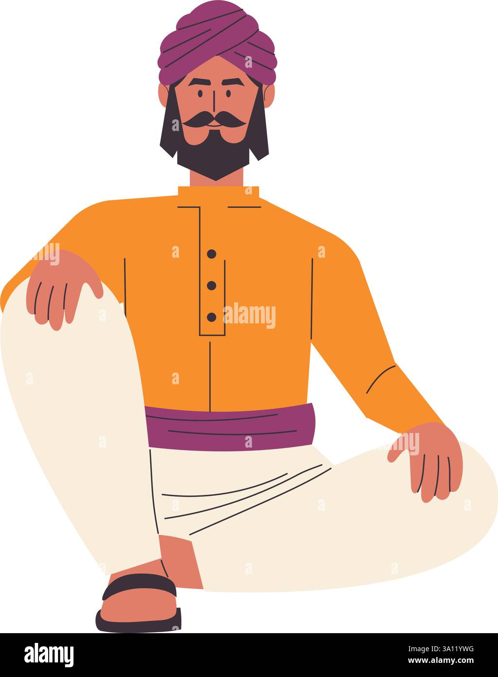 Indian King Dynasty Stock Vector Image & Art - Alamy