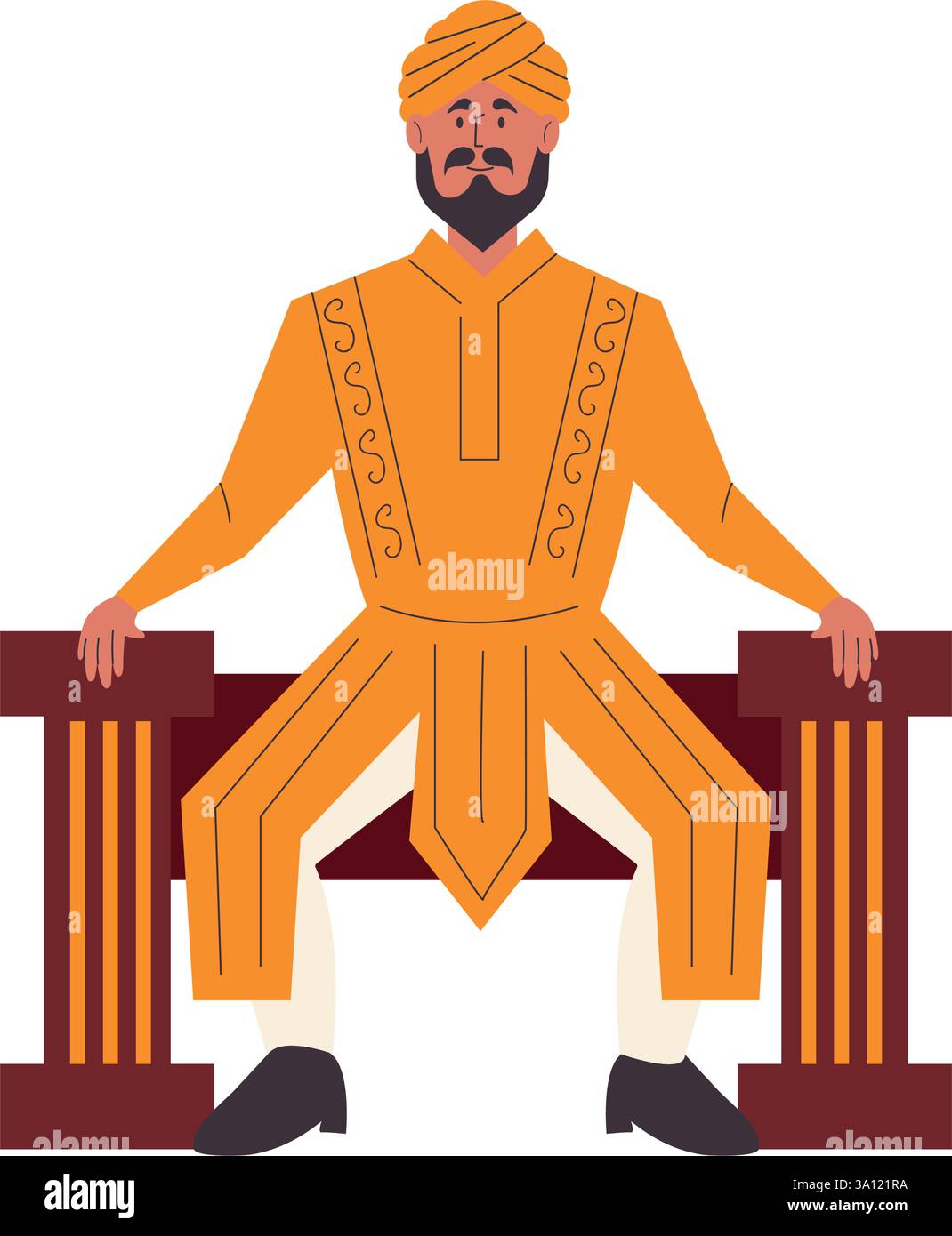 Hindu ruler Cut Out Stock Images & Pictures - Alamy