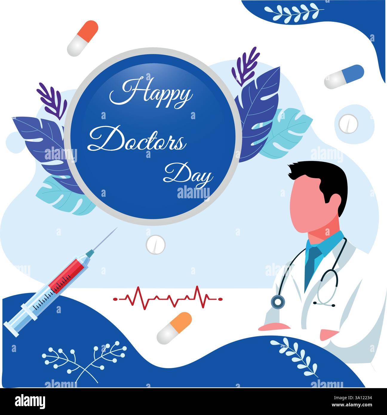On national doctors day Stock Vector Images - Alamy