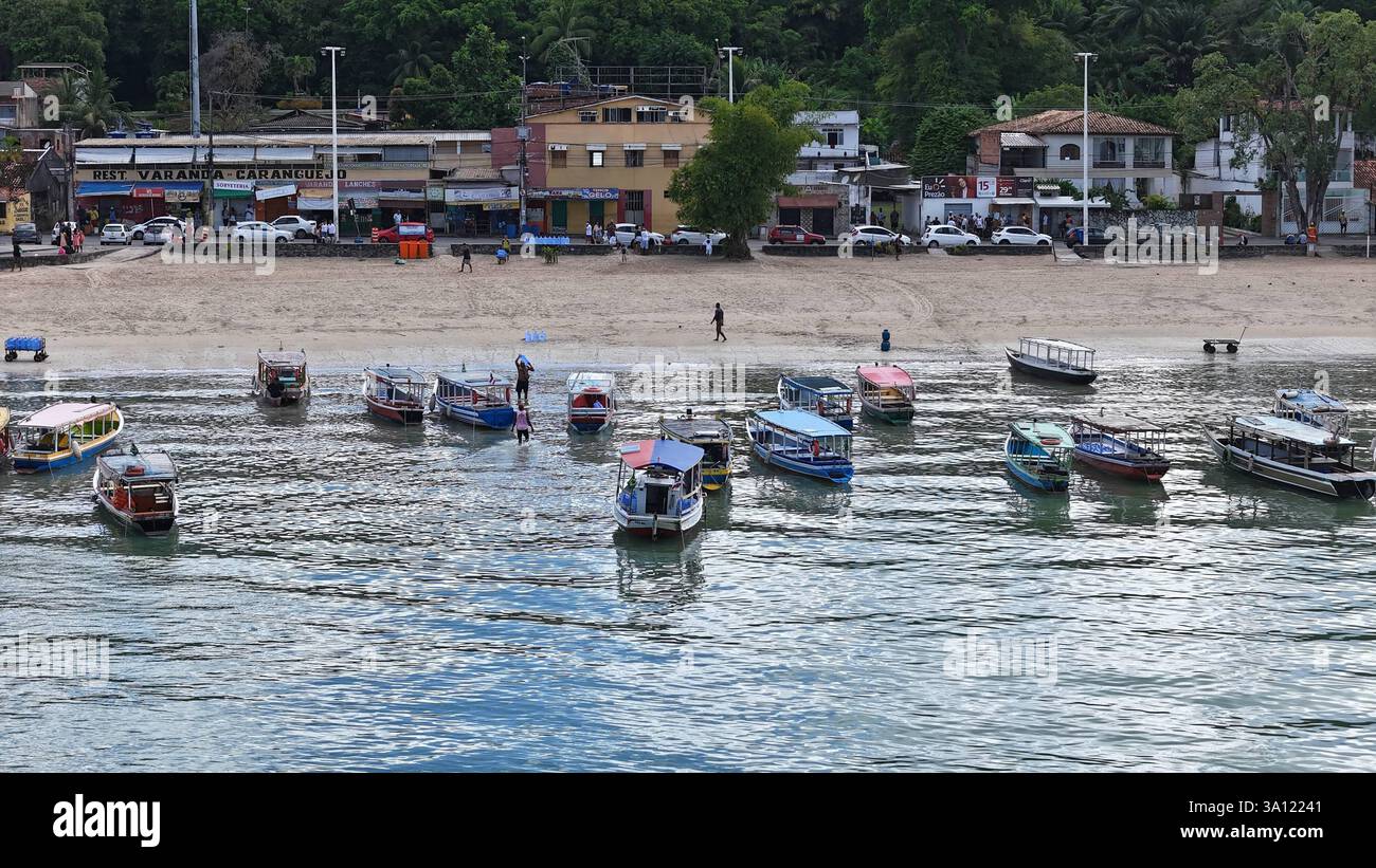 Sao Tome de Paripe beach salvador bahia, brazil - february 7, 2025 ...