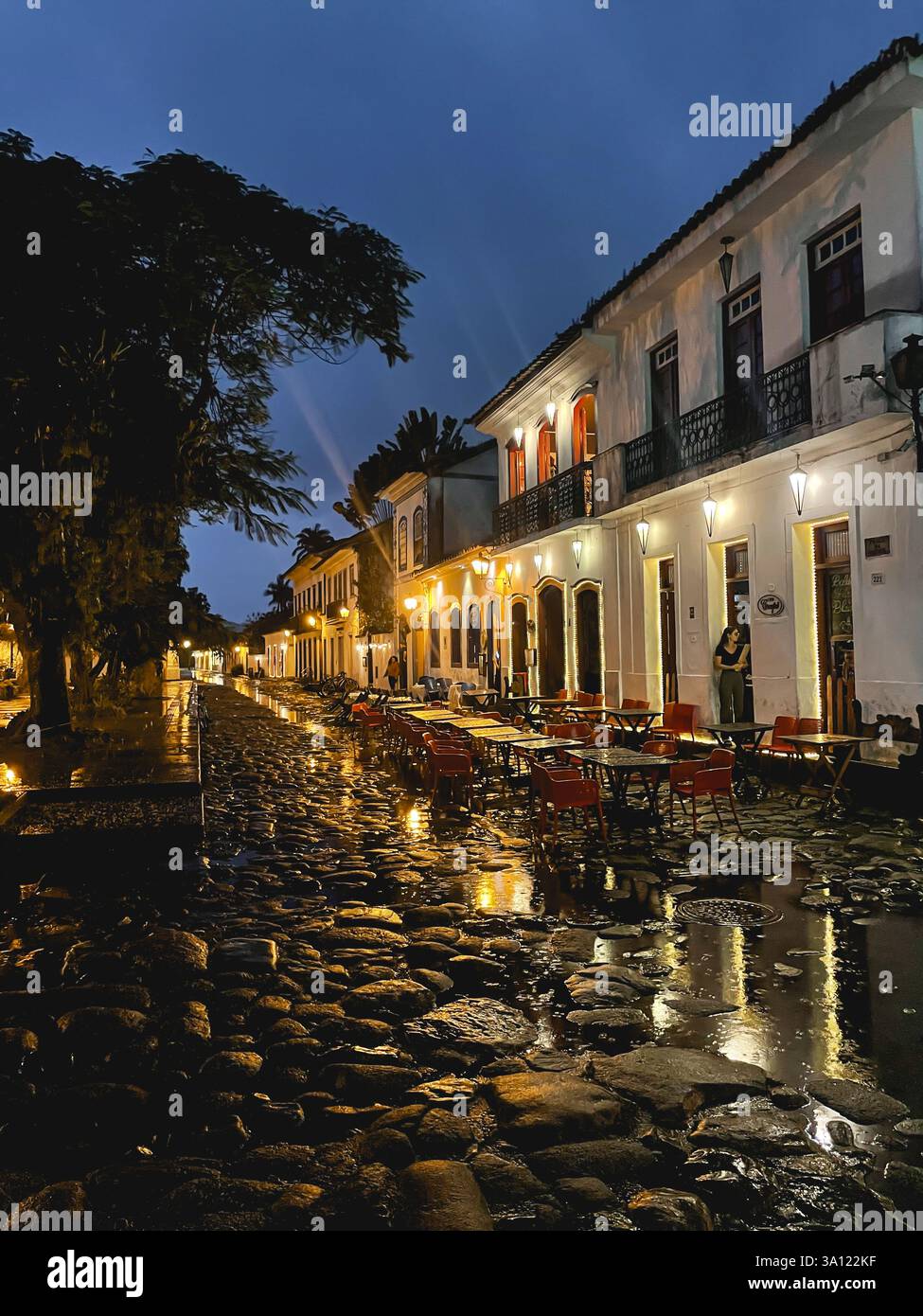 January 6, 2025. The old Historic center of Paraty, RJ, Brazil. after ...