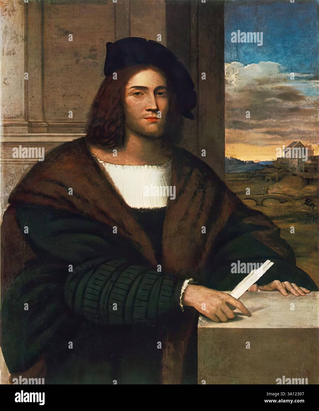 SEBASTIANO DEL PIOMBO (b. 1485, Venezia, d. 1547, Roma) Portrait of a ...