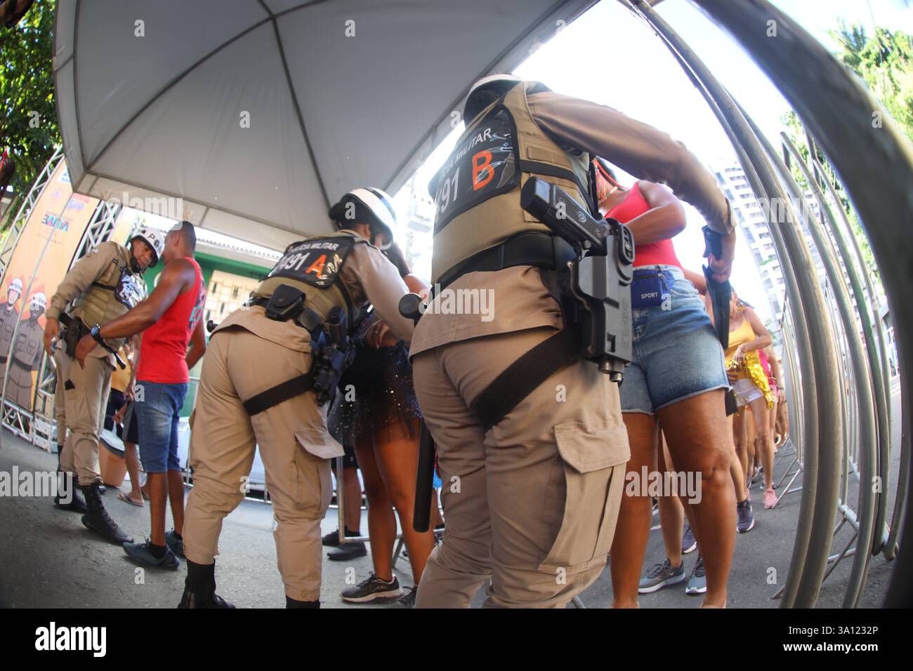 access control at security portals salvador, bahia, brazil - march 1 ...