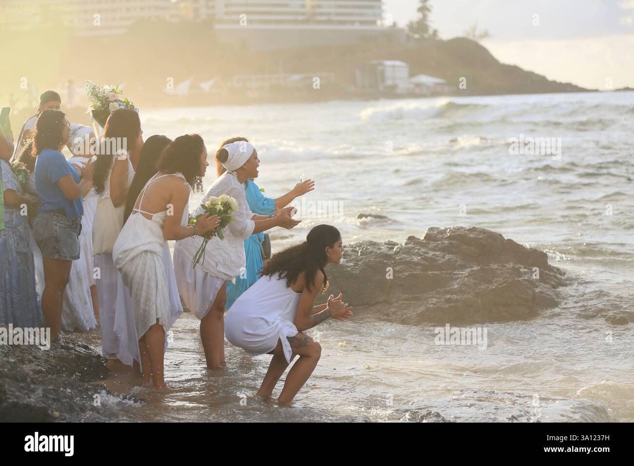 party in honor of yamanja in salvador salvador, bahia, brazil ...