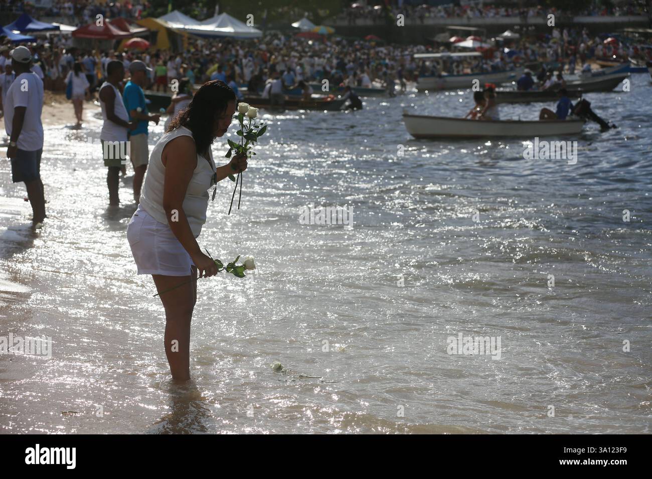 party in honor of yamanja in salvador salvador, bahia, brazil ...