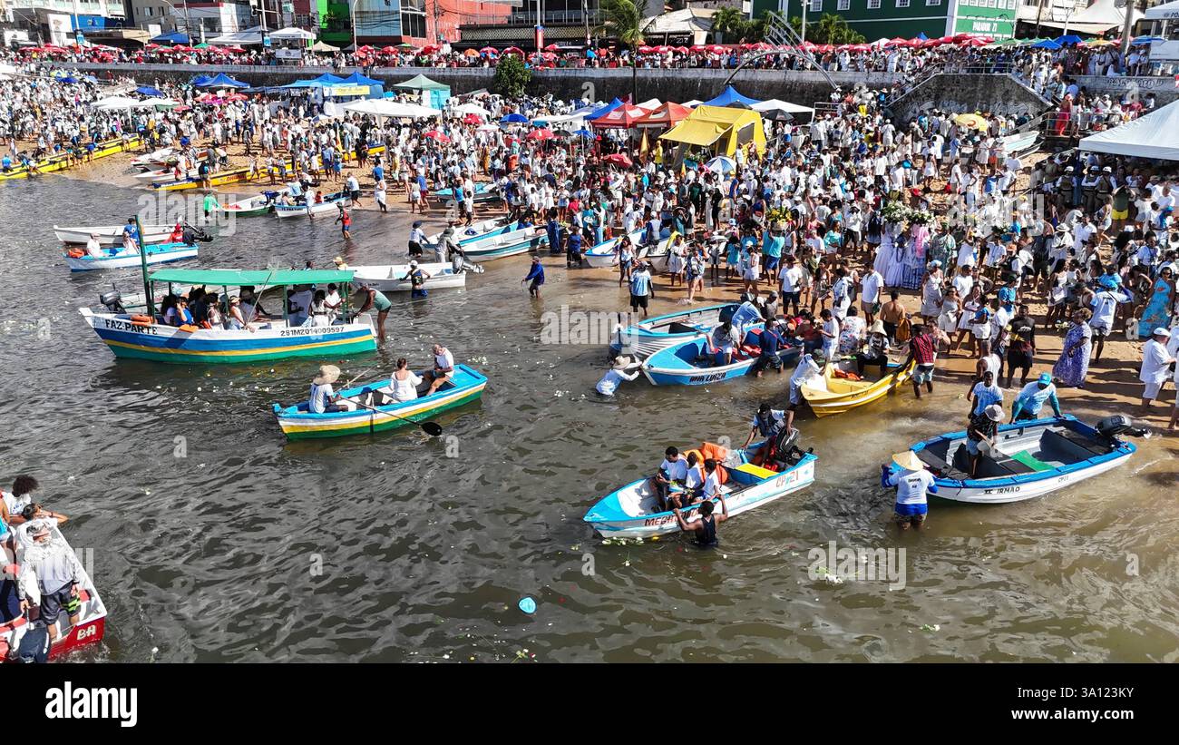party in honor of yamanja in salvador salvador, bahia, brazil ...
