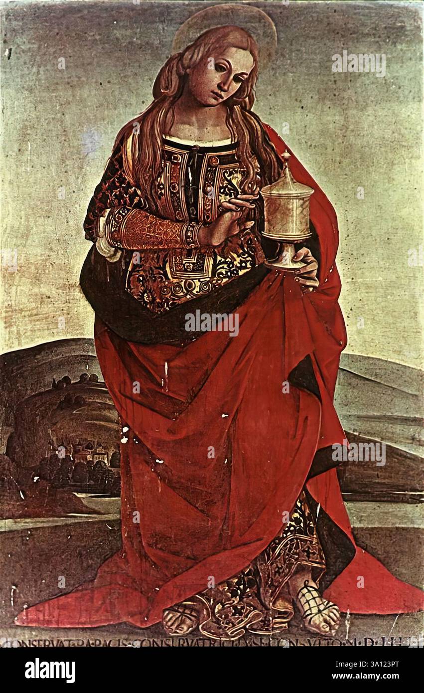 SIGNORELLI, Luca (b. ca. 1450, Cortona, d. 1523, Cortona) Mary ...