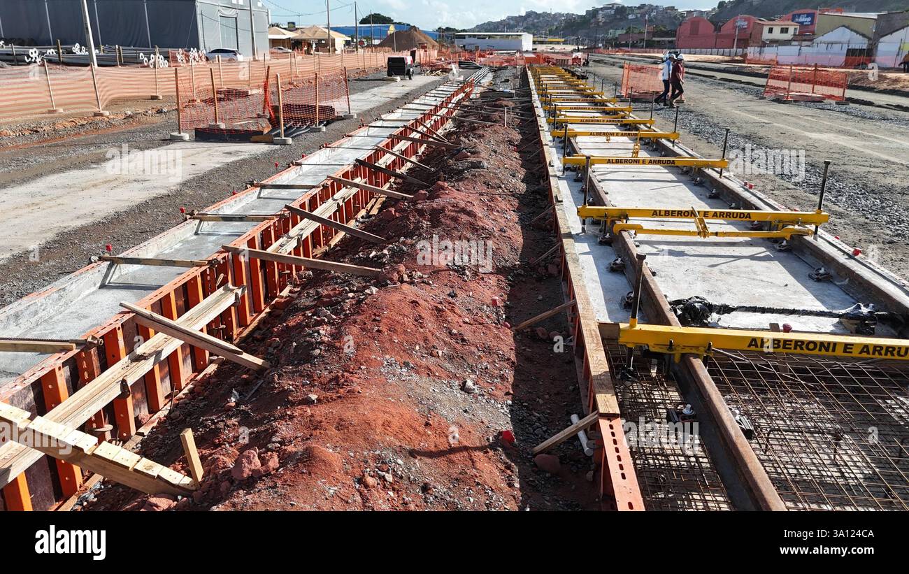 construction of the VLT line in salvador salvador, bahia, brazil ...
