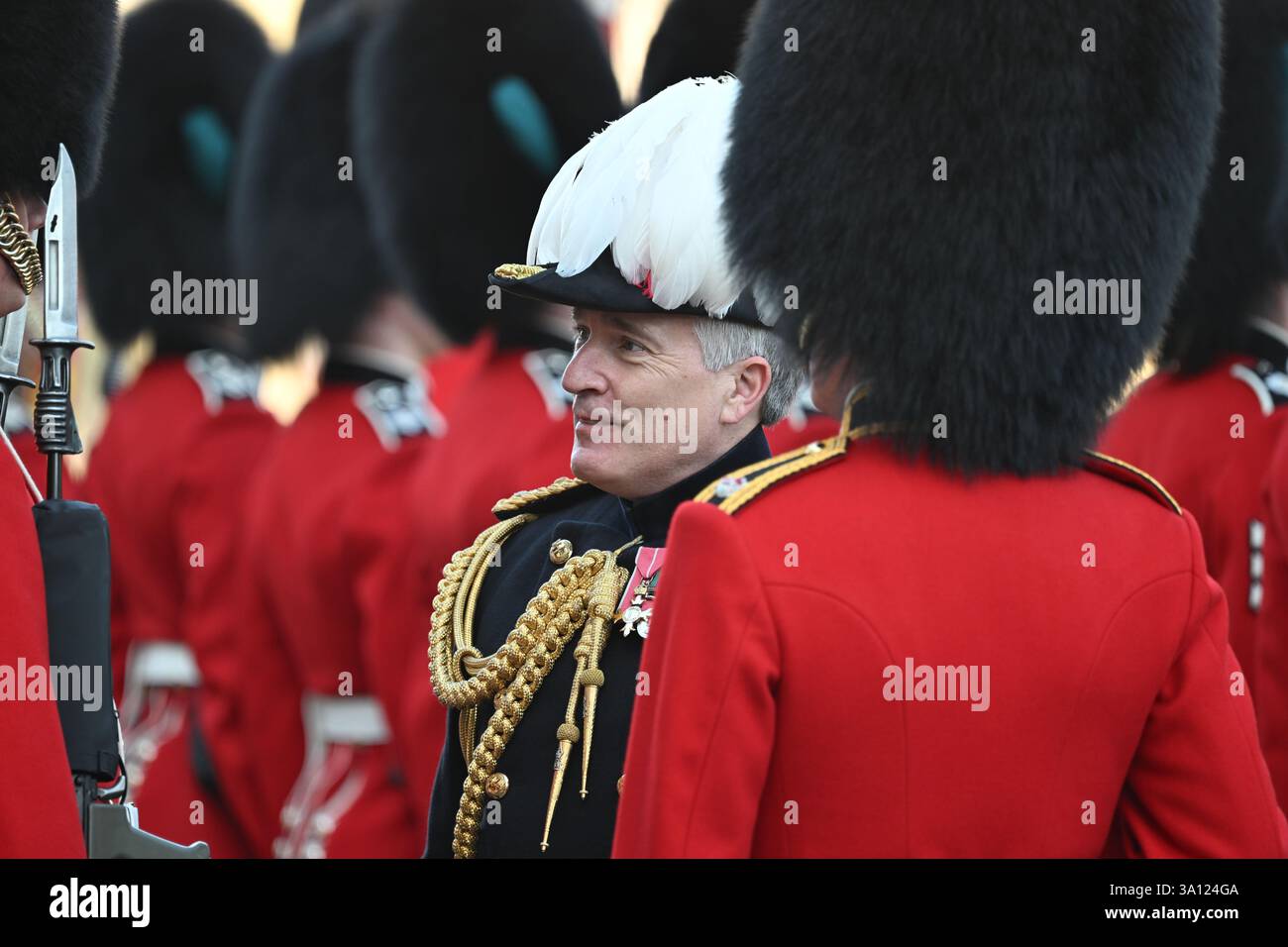 Wellington Barracks, London, UK. 6th Mar, 2025. Annual inspection of ...