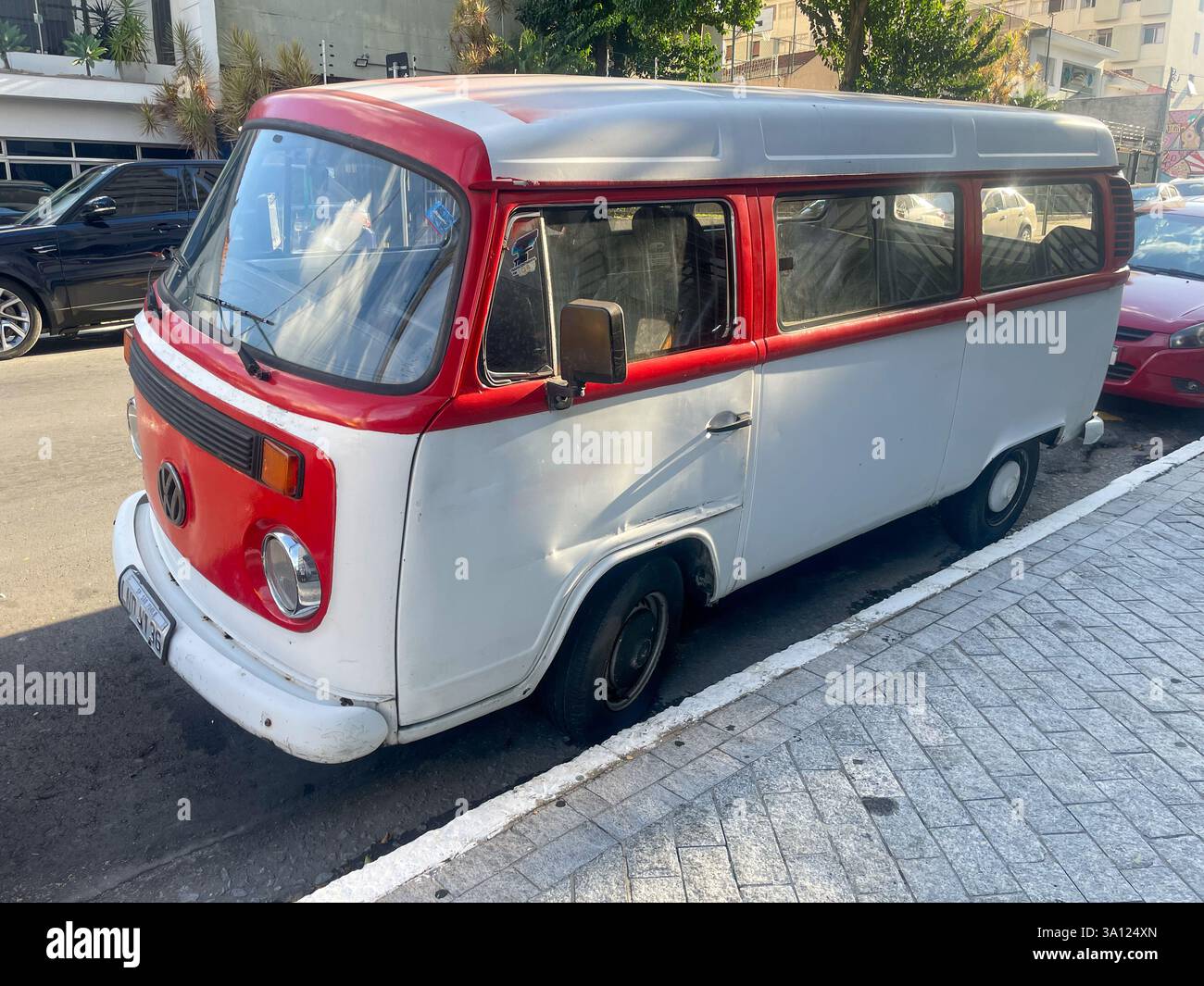 Feb 11, 2025. An Old volkswagen Van, in the streets of Sao Paulo ...