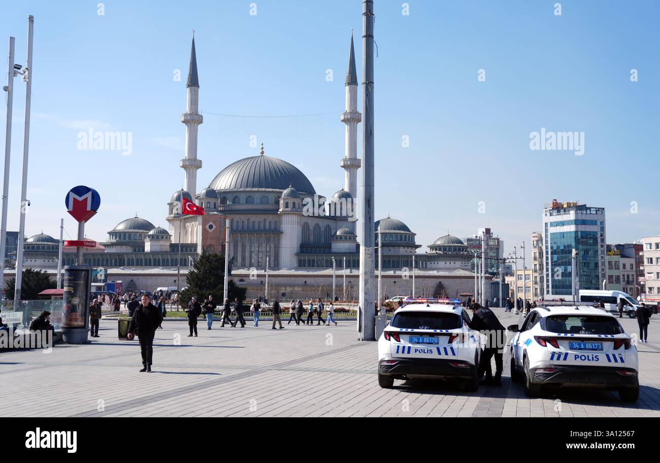 A general view of Taksim Square, Istanbul, Turkey. Picture date ...