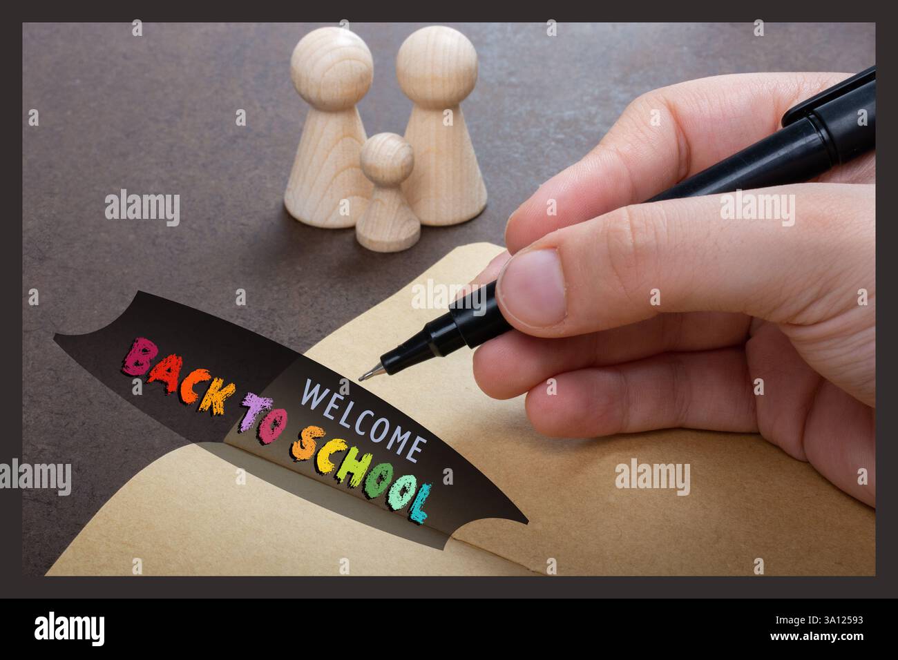 Back to school, education background for invitation, promotion poster ...