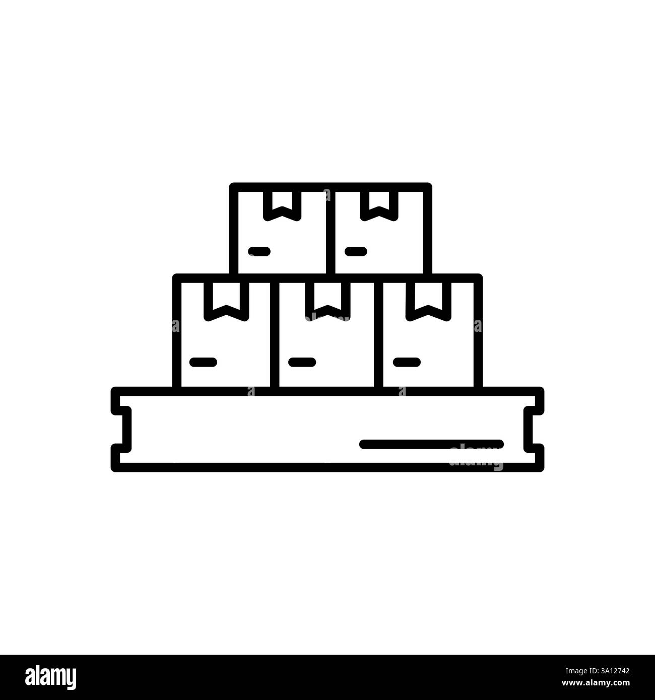 Sealed carton box shipping Stock Vector Images - Alamy