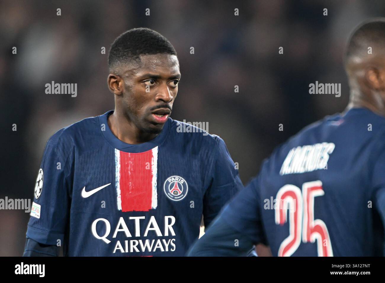 Ousmane Dembele - PSG vs Liverpool Champions League in Parc des Princes ...