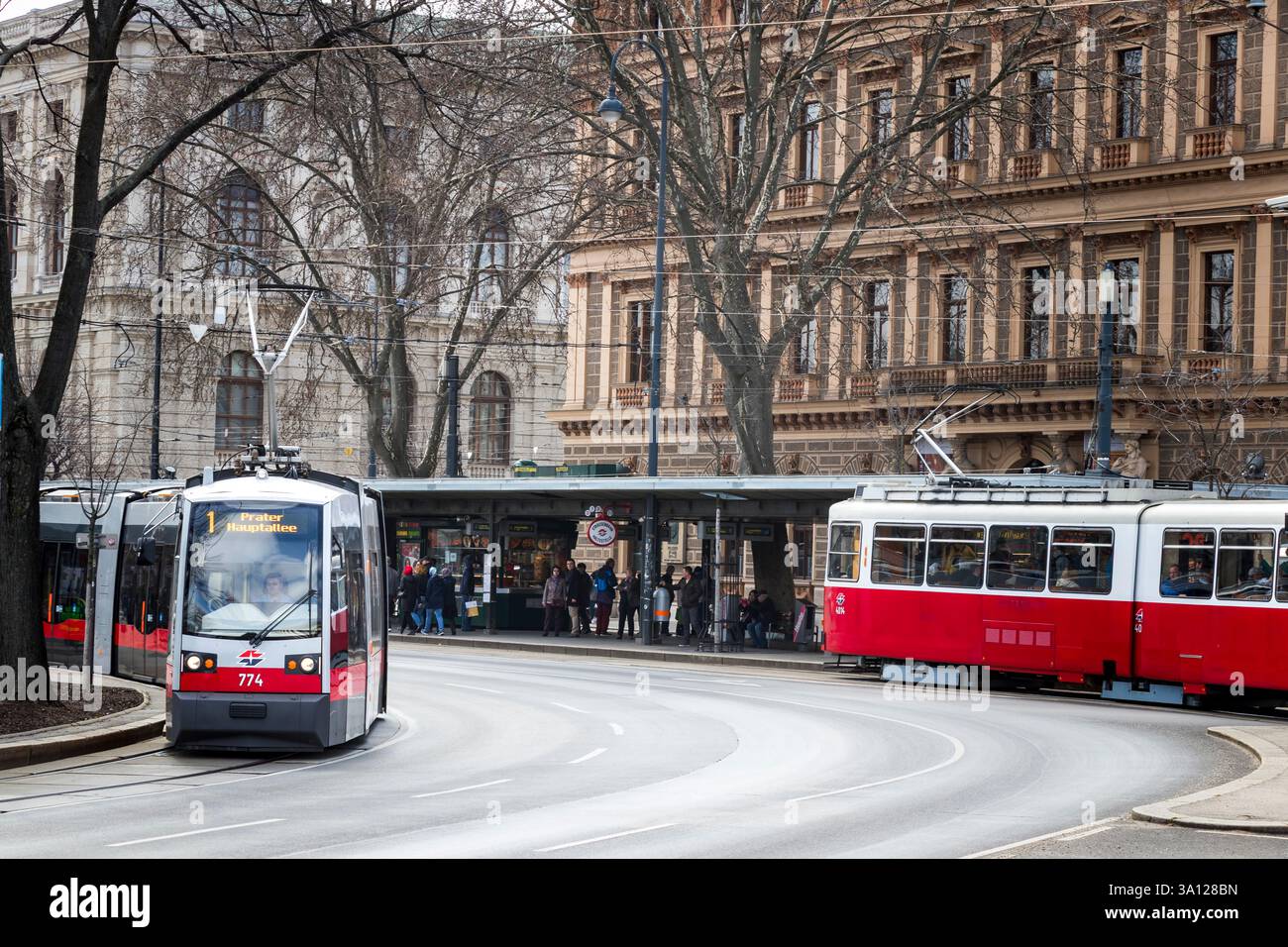 Red Tram in Vienna – Iconic Public Transport in the Austrian Capital ...