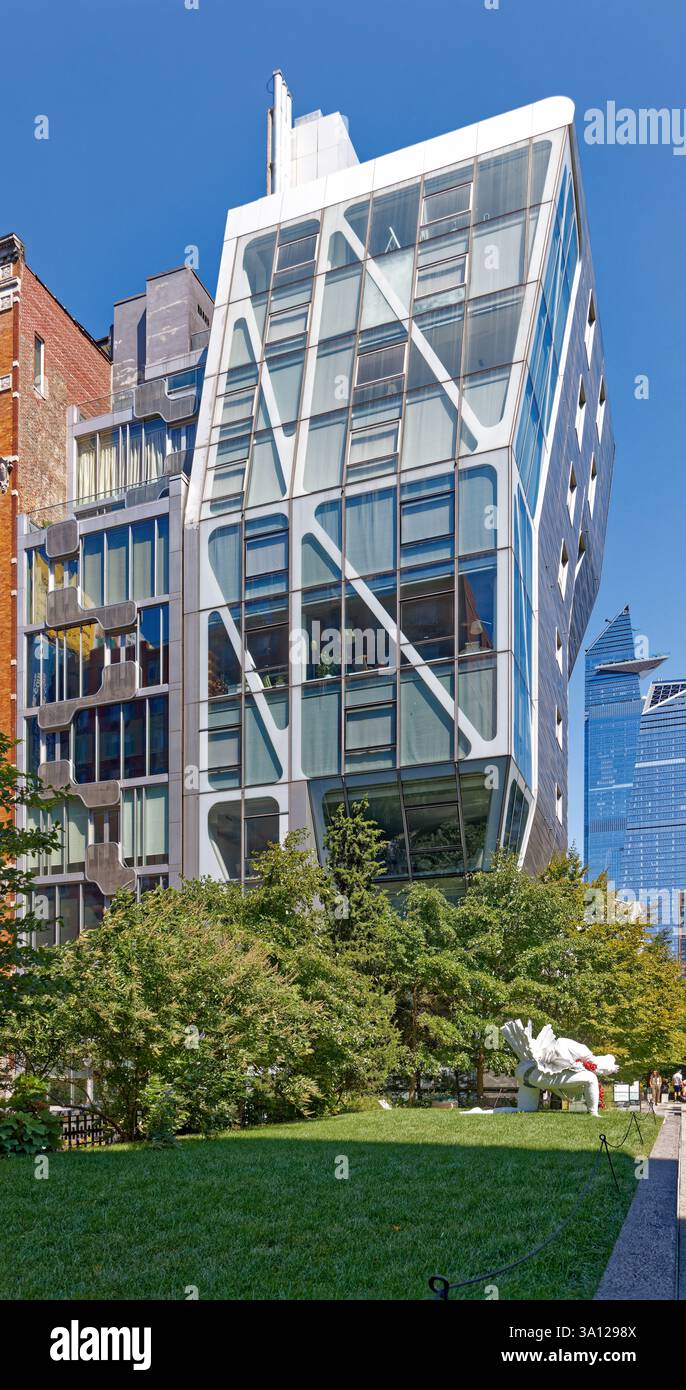 HL23, the cantilevered glass-walled apartment building with exposed ...