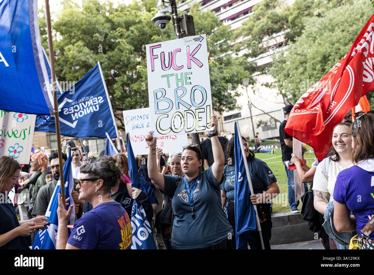 EDITOR'S NOTE : Image depicts profanityA protester holds a placard ...
