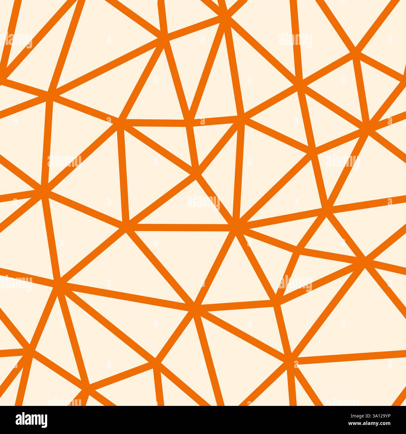 Abstract Mosaic Background Orange Color Medium Triangles Size Medium